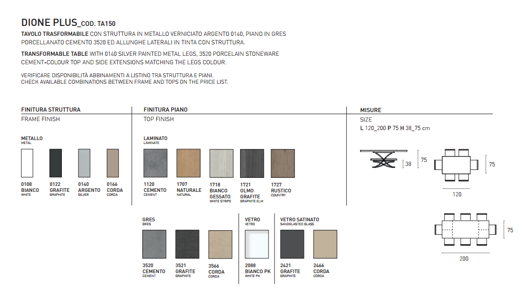 DIONE PLUS - Couchtisch-Multifunktional | madeinitaly.de